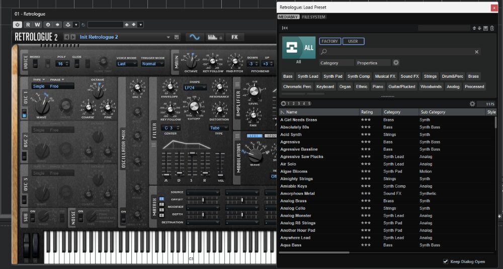 Steinbergが誇るバーチャルアナログシンセサイザーの名機、Steinberg Retrologue 2レビュー【第3回 ...