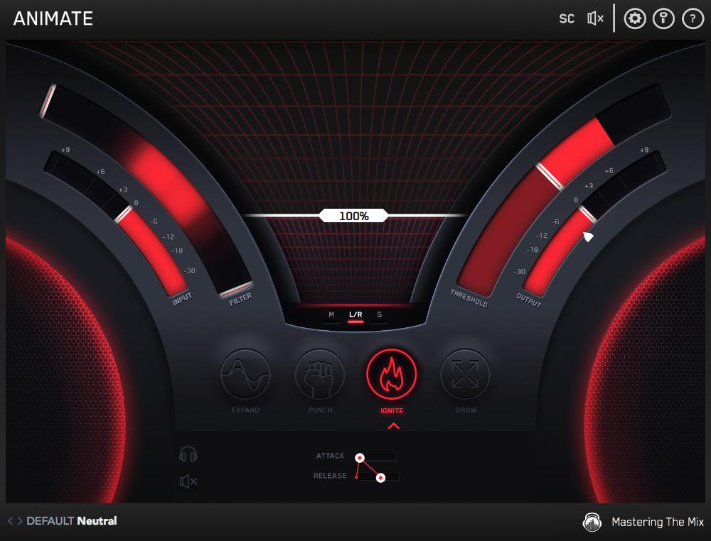 シンプル操作のエキサイタープラグイン、Mastering The Mix「ANIMATE: IGNITE」が50％OFF！ | Computer Music Japan