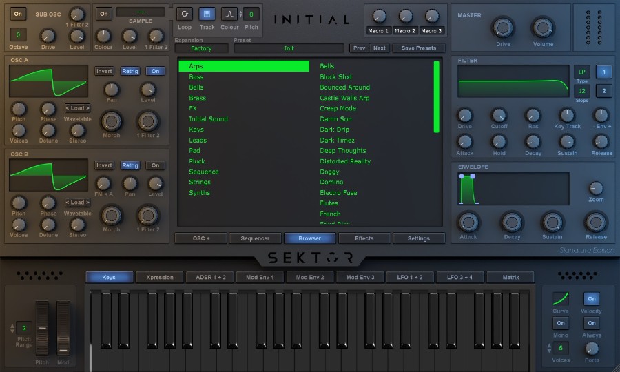 200種類以上のウェーブテーブルを搭載したシンセサイザー、Initial Audio「SEKTOR」が67％OFF！ | Computer ...