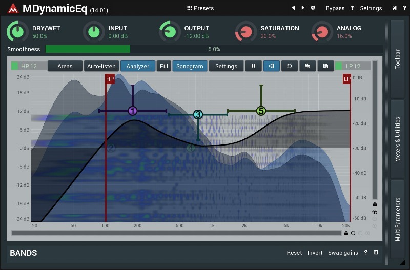 信じられないほど透明で音楽的なダイナミックEQプラグイン、MeldaProduction「MDynamicEQ」が86%OFF！ | Computer Music Japan