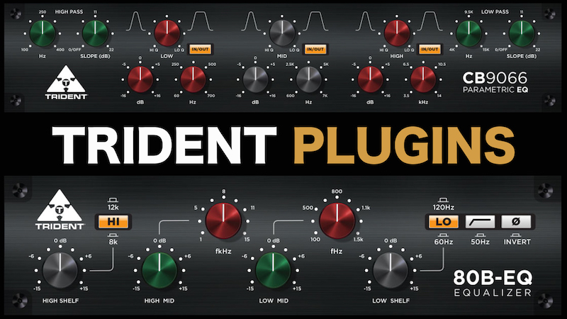 Trident Audioの名EQをプラグイン化した「80B EQ Plugin」「CB9066 EQ Plugin」リリース！イントロプライス最大60％OFF！ | Computer ...