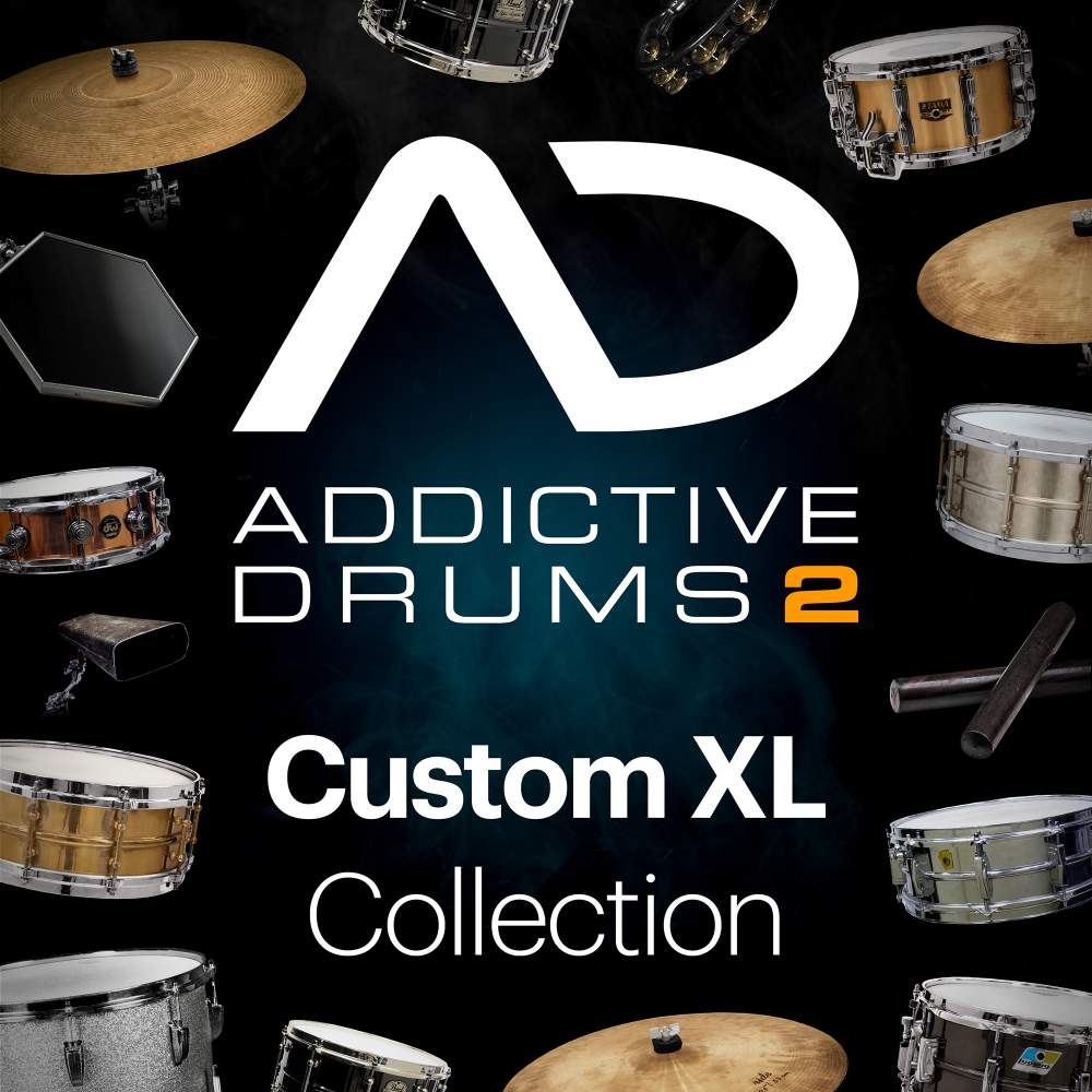 任意でキット、キットピースを選択することが可能なドラム音源コレクションバンドル、XLN Audio「Addictive Drums 2: Custom XL Collection」が30 ...