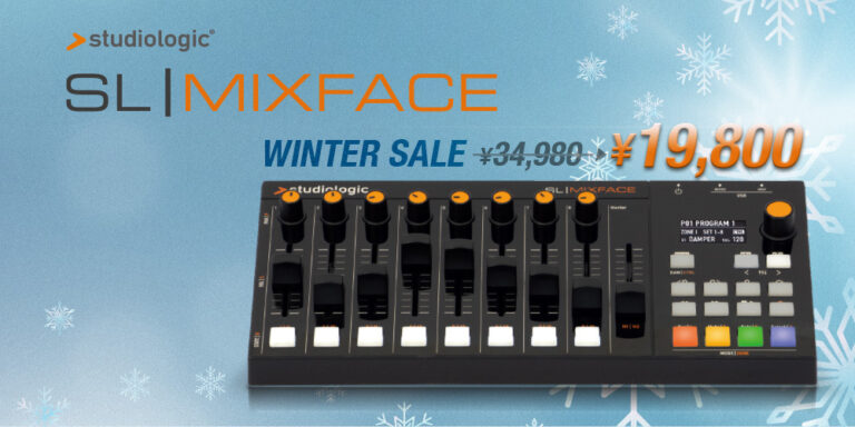 【数量限定】多彩な機能を搭載したワイヤレスMIDIコントロール・サーフェイス、Studiologic「SL Mixface」が特価セール！ | Computer Music Japan