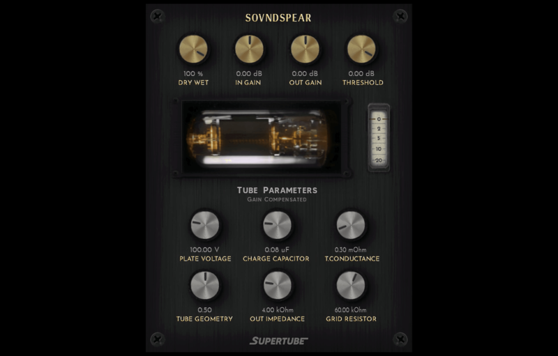 可変ゲインコンプレッサープラグイン、Soundspear「Supertube」が28%OFF！ | Computer Music Japan