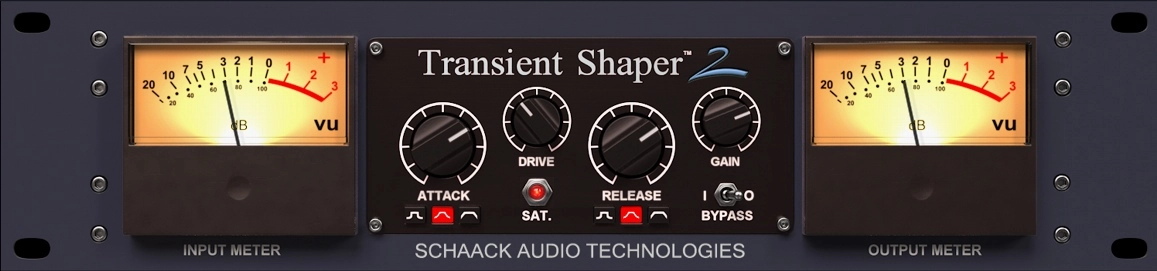 サウンドをより大きくし、表現力とパンチ力を与えるトランジェントシェイパー、Schaack Audio「Transient Shaper 2」が ...