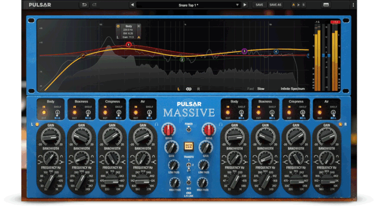マスタリングEQの名機 Manley Massive Passive EQをエミュレートした、Pulsar「MASSIVE」リリース ...