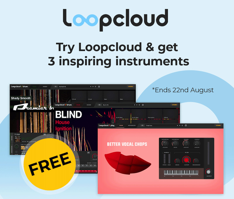 400万を超えるサウンドにアクセスできる世界最大級のサブスクリクションサービス「Loopcloud」に登録すると、3種類のサウンドパック無償提供中！ | Computer Music Japan