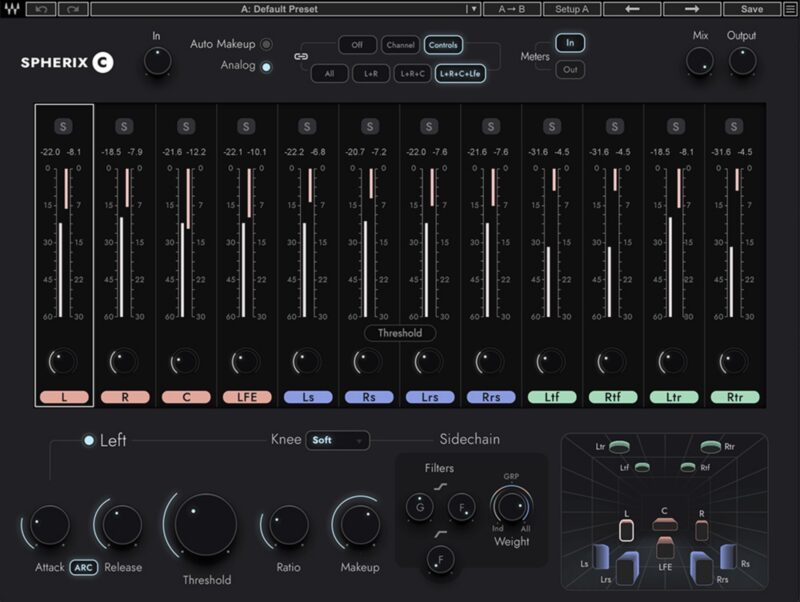 イマーシブミキシングのために設計されたダイナミクスプラグイン、Waves「Spherix Immersive Compressor & Limiter」リリース！ | Computer ...