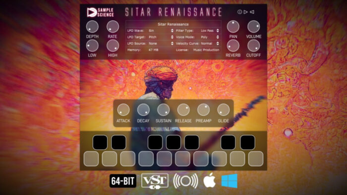 【無料】破損した撥弦楽器のシタール録音を様々な手法で修復した音源、SampleScience「Sitar Renaissance」無償配布開始！ | Computer Music Japan