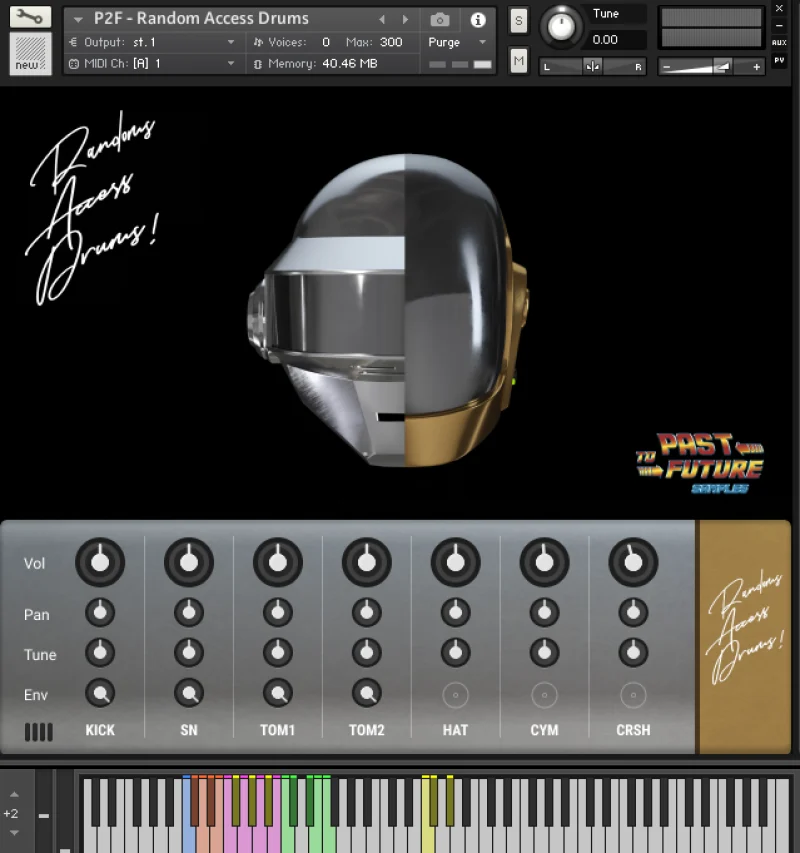 ダフトパンクの名盤にインスパイアされたドラムサンプルライブラリ、Past to Future Samples「Random Access Drums!」リリース！ | Computer ...