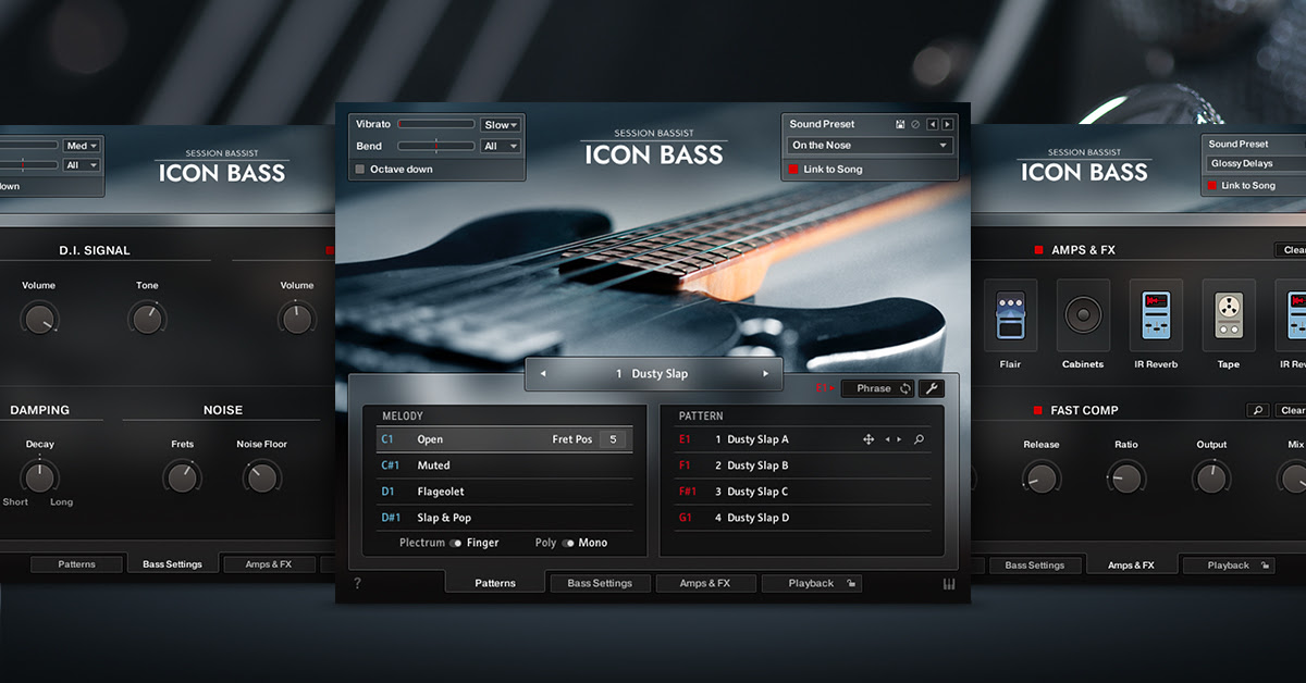 伝説的なエレキベースの力強い低音を再現する、Native Instruments「SESSION BASSIST – ICON BASS ...