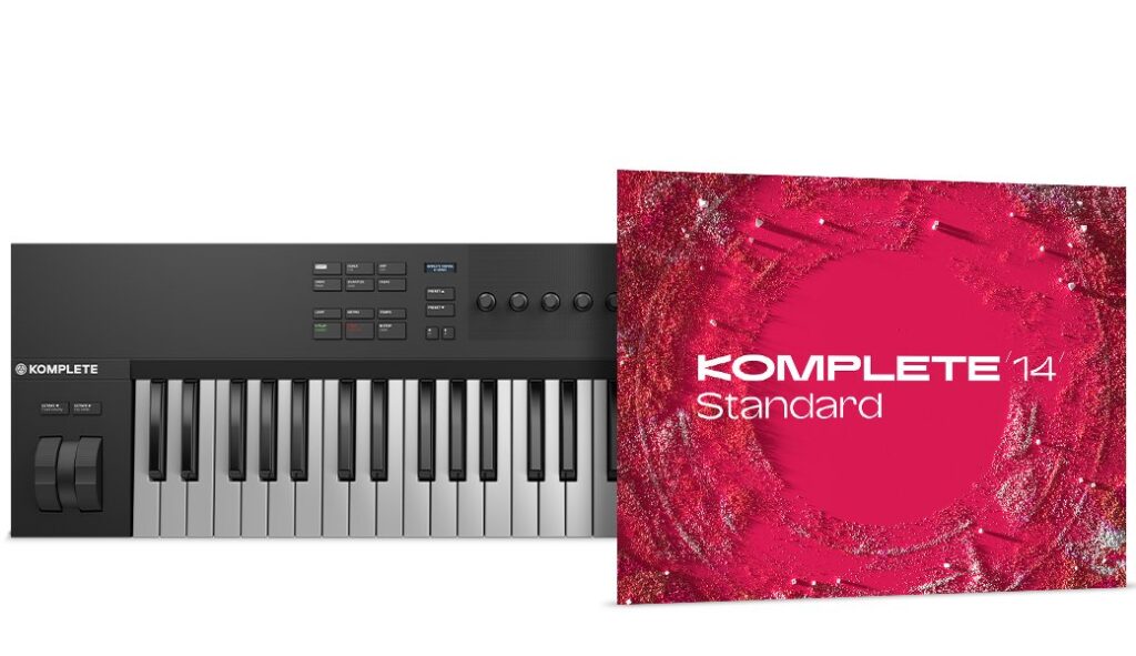 61鍵のセミウェイテッド鍵盤を搭載したMIDIキーボード、Native Instruments「KOMPLETE KONTROL A61」と ...