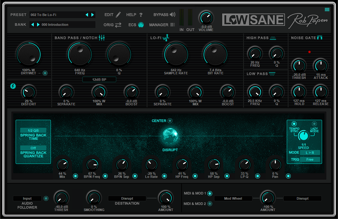 ローファイを引き出す斬新なプラグイン、Rob Papen「LOWSANE」リリース！ | Computer Music Japan