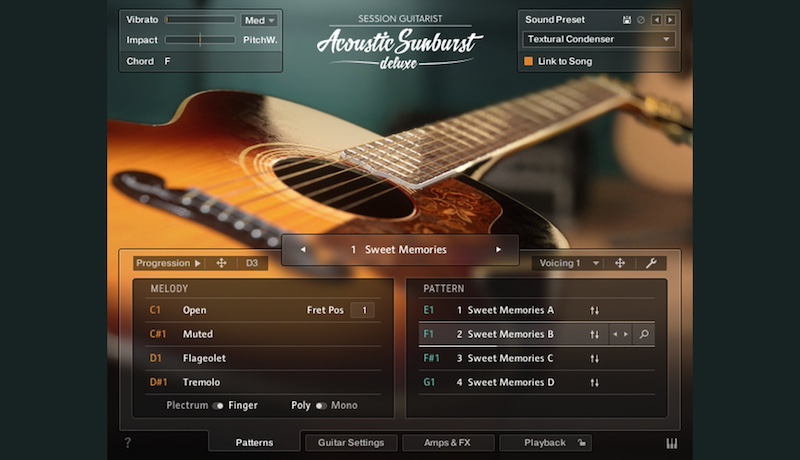 多彩なアコースティックギターライブラリ、「Session Guitarist – Acoustic Sunburst Deluxe」リリース！ | Computer Music Japan