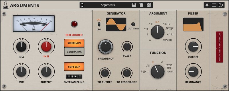 音楽的な歪みをもたらすビンテージスタイルのテスト機器プラグイン、AudioThing「Arguments」リリース！ | Computer ...