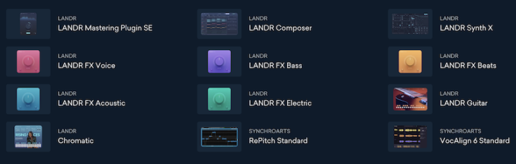 【ブラックフライデーセール】新作RePitch 2も含む、厳選されたFX、楽器、重要なツールでDAWを強化するバンドル、LANDR「Ultimate Plugin Bundle」が50%OFF ...
