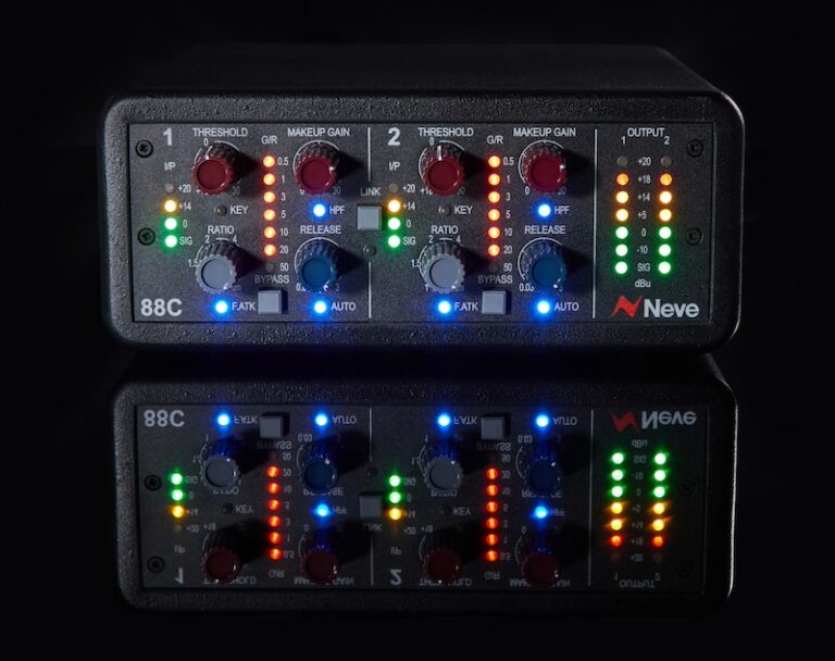 ステレオVCAコンプレッサー 88Rコンソールのダイナミクスをデスクトップ・サイズに収めたステレオVCAコンプレッサー、AMS Neve「88C」リリース！ | Computer Music ...