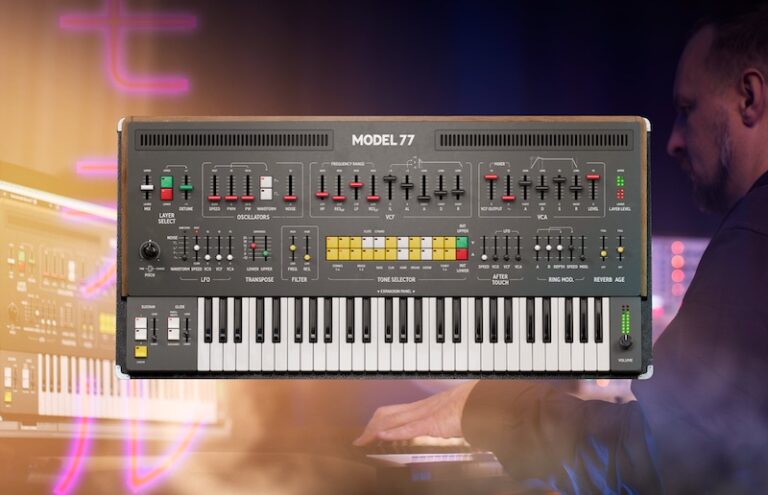 YAMAHA CS-80、CS-60、CS-50を甦らせるシンセサイザー、Softube「Model 77 Dual Layer Synth ...