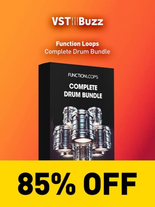 様々なジャンルをカバーする究極のドラム・コレクション、Function Loops「Complete Drum Bundle」が85%OFF ...