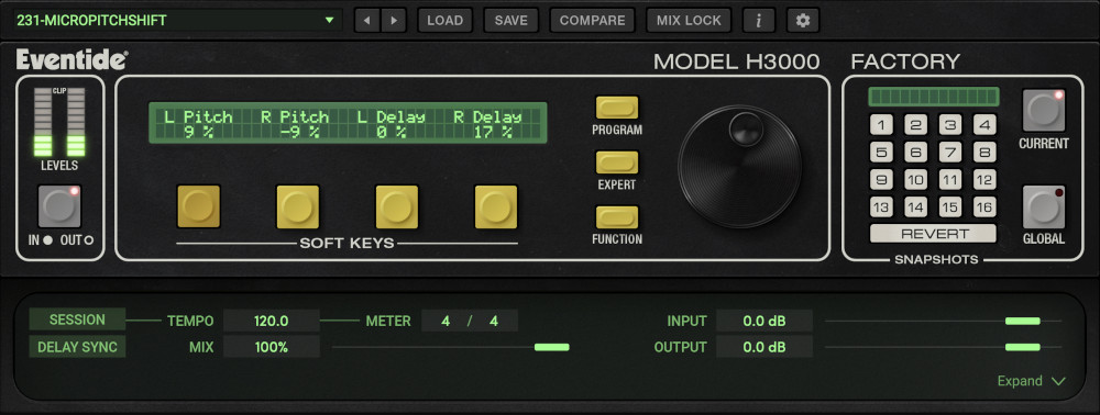 比類ない創造性を吹き込むためのエフェクト・スイート、Eventide「H3000 Factory Mk II」が50%OFF ...