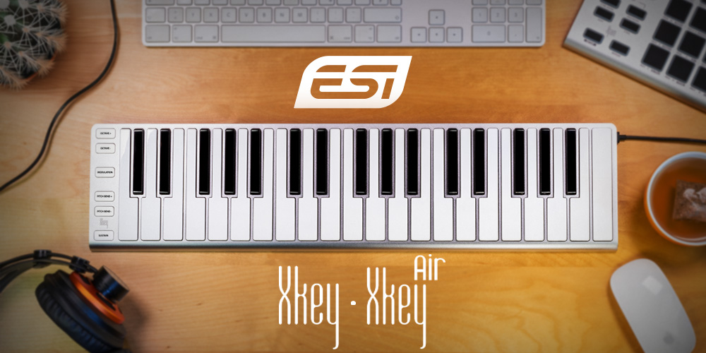 究極のモバイル超薄型USB-MIDIキーボード、ESI「Xkeyシリーズ」「Xkey Airシリーズ」リリース！ | Computer Music Japan