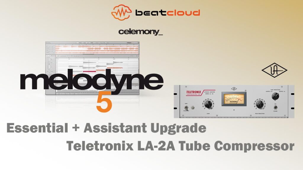 メロダインとUADのバンドル「Melodyne 5 assistant + UA LA-2A Tube Compressor」が78%OFF ...