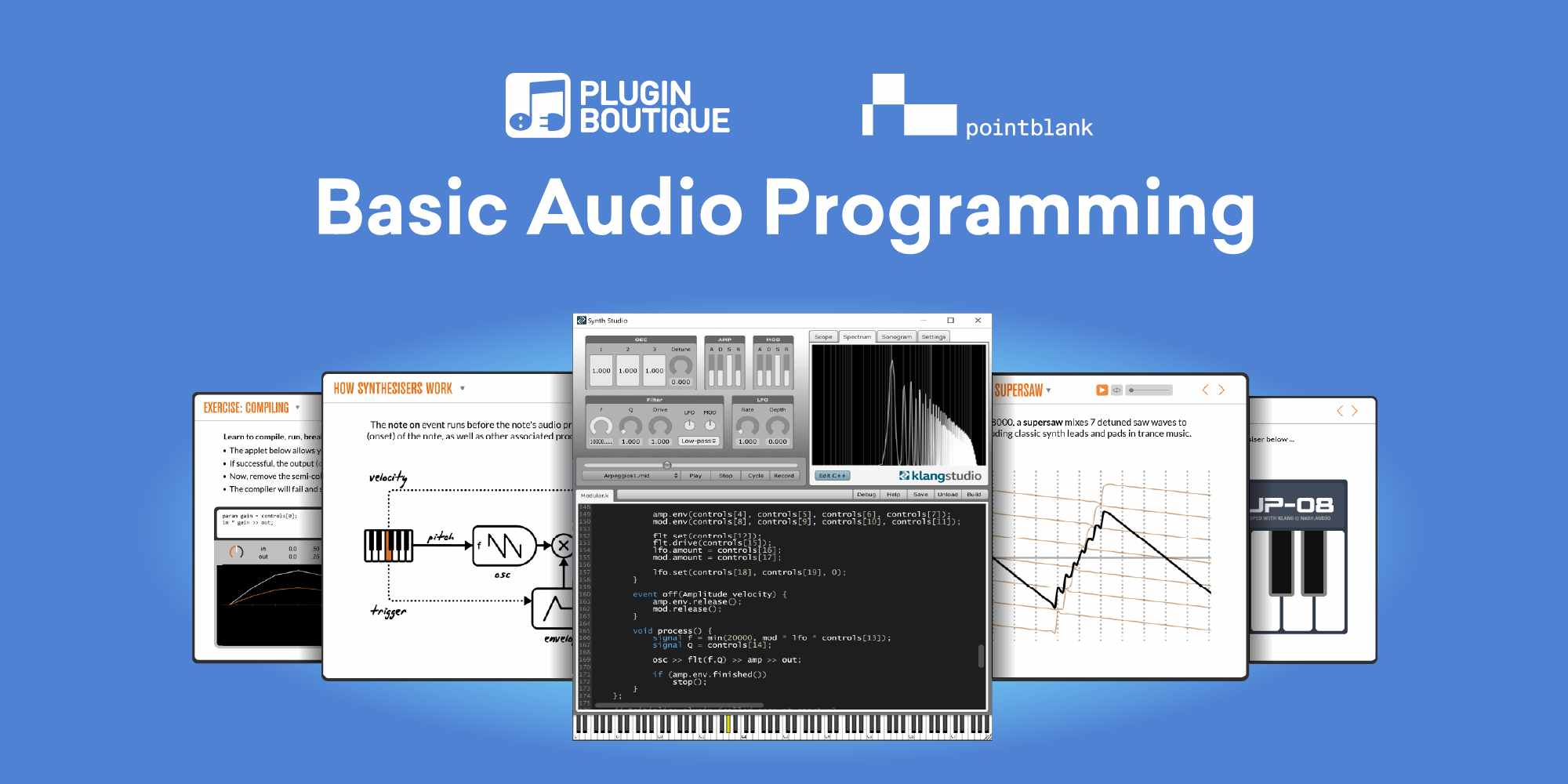 【8/11夕方まで】オーディオ・プラグイン制作手法の基礎が学べる教材、pointblank「Basic Audio Programming」リリース！ | Computer Music Japan