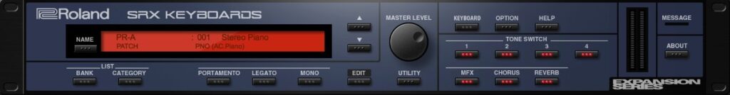 SRXエクスパンションボードシリーズの名作 SRX-07 Ultimate Keysにインスパイアされた、Roland「SRX ...