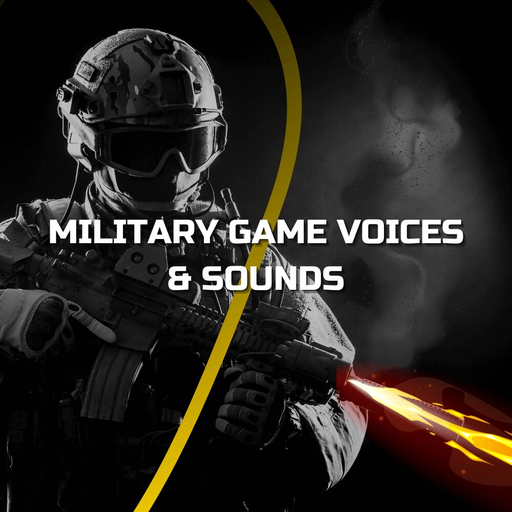 シューティング・ストラテジー・アクションゲームの究極コレクション、EpicStockMedia「Military Game Voices ...
