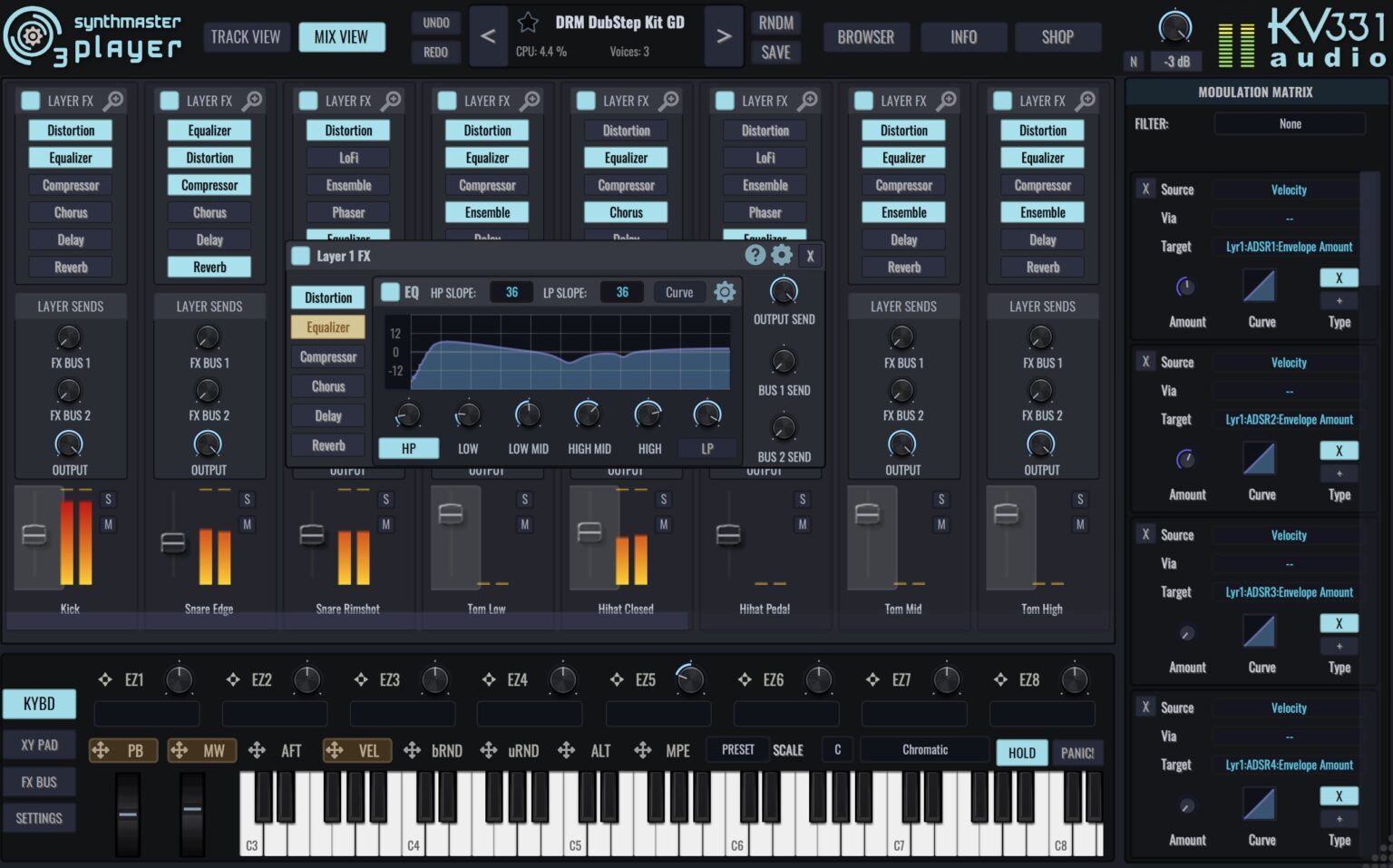 【無料】500種類のプリセットを内蔵したSynthMasterのフリーバージョン、KV331 Audio「SynthMaster 3 Free ...