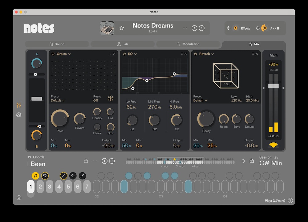 コード進行を直感的に演奏できる作曲支援プラグインシンセサイザー、Future Audio Workshop「Notes」が50%OFF ...