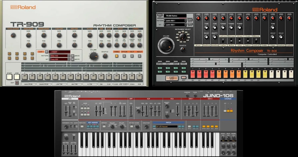 Rolandを象徴する3種類の製品をバンドルした、Roland「Roland Legends Bundle」が80%OFF ...