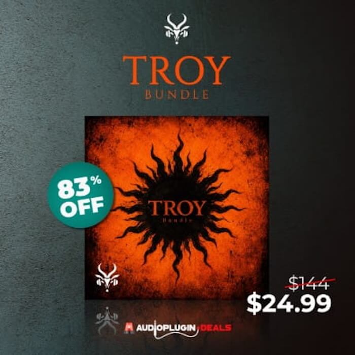 壮大な神話からインスピレーションを得た12部構成のサウンド・デザイン・コレクション、Vicious Antelope「Troy Bundle ...